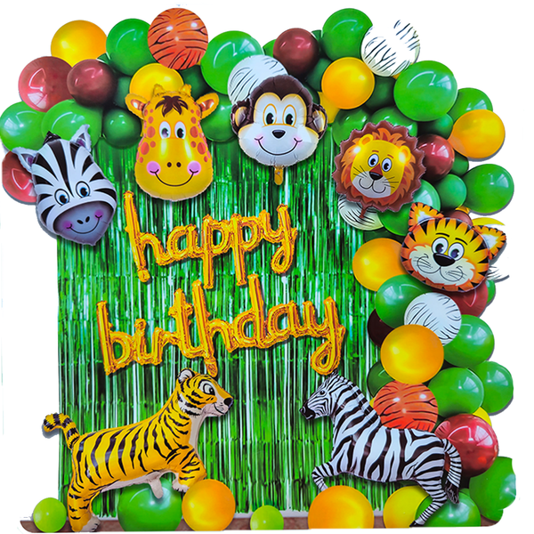 Jungle Theme Birthday Set – Party Hori Hay