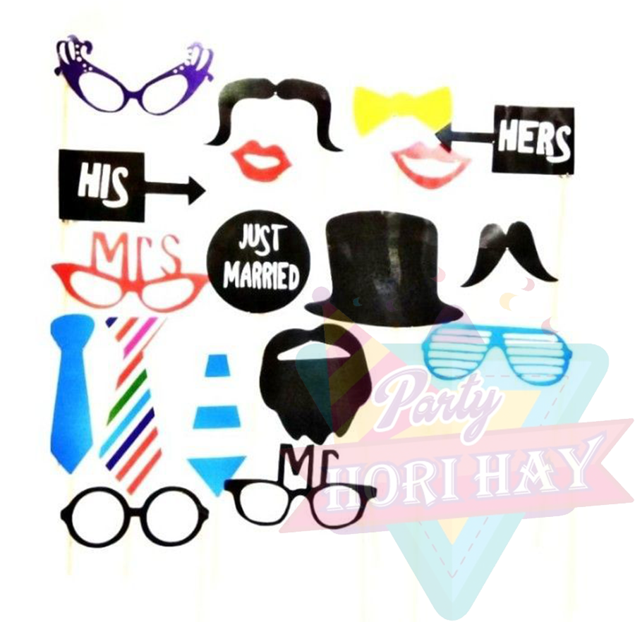 Just Married Props – Party Hori Hay