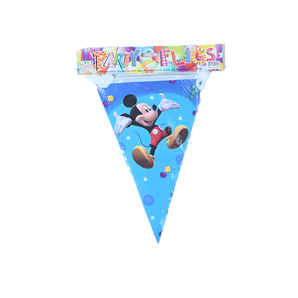 Mickey Mouse Character Flag Banner – Party Hori Hay